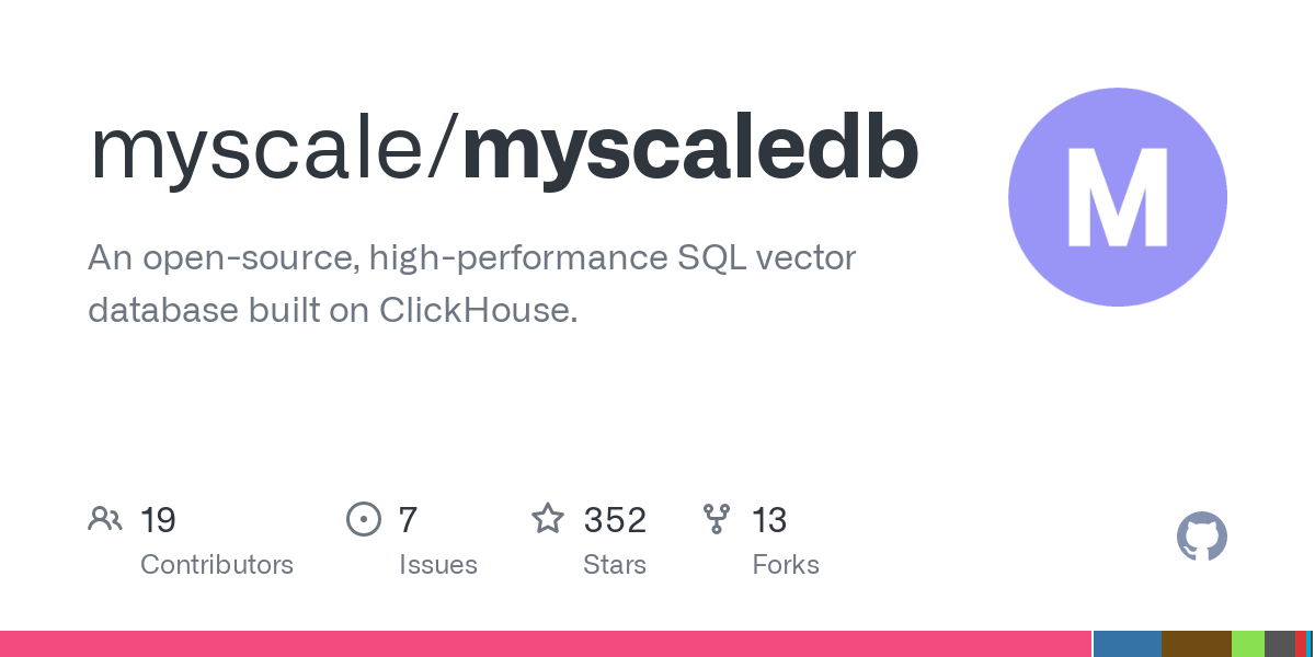 GitHub - myscale/myscaledb: An open-source, high-performance SQL vector database built on ...