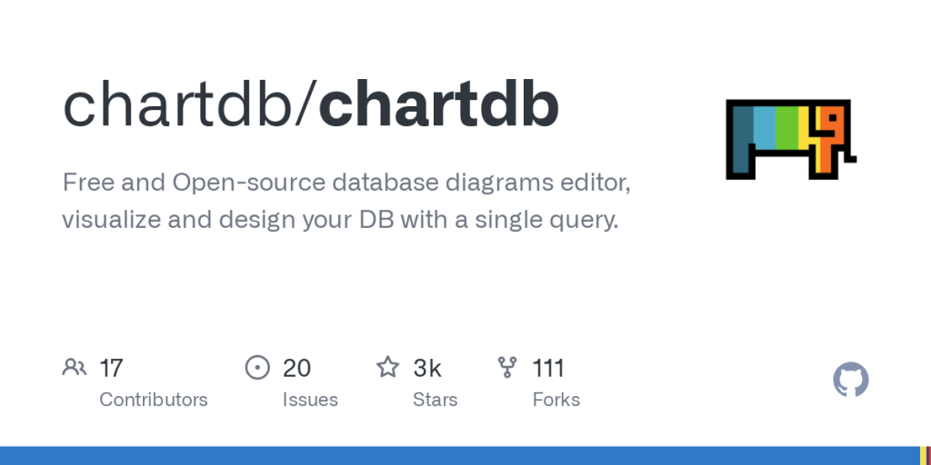 GitHub - chartdb/chartdb: Free and Open-source database diagrams editor, visualize and design ...